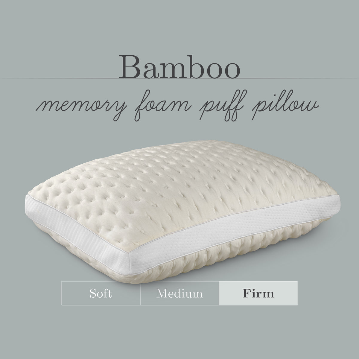 PureCare® Bamboo Memory Foam Pillow | Sleep Better Pillows.com