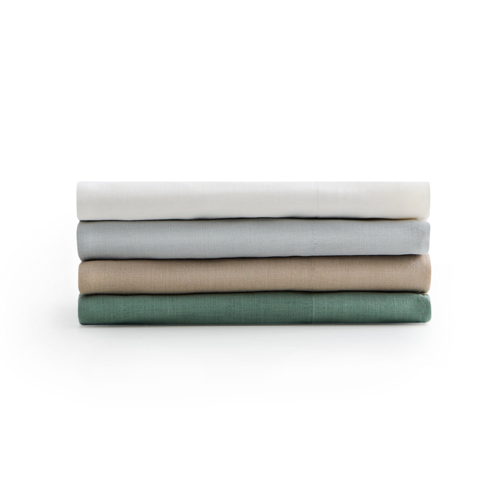 Malouf Linen-Weave Cotton Sheet Set